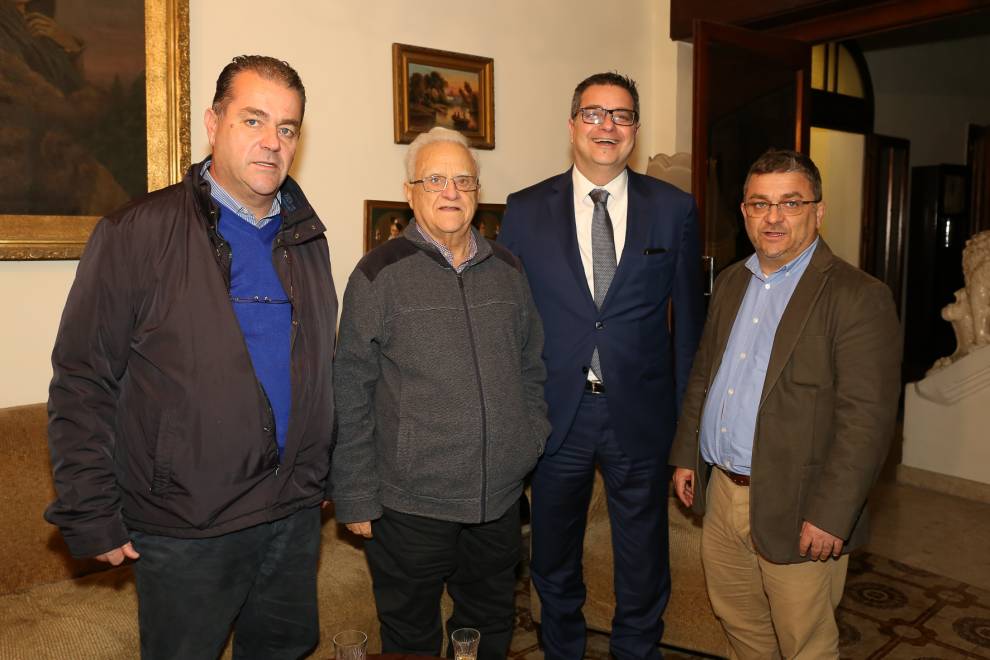Il-Kap tal-PN Adrian Delia jżur lil Eddie Fenech Adami f'għeluq sninu ...