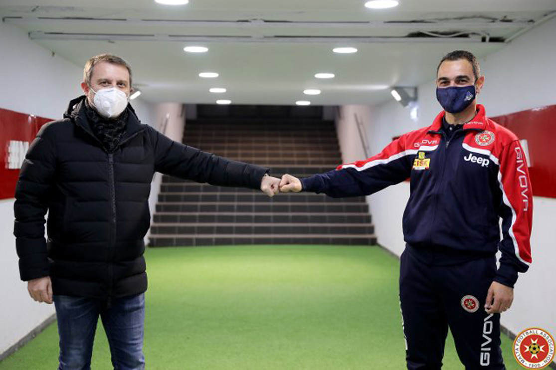 Gilbert Agius preżentat bħala kowċ tat-tim nazzjonali Malti ta' taħt il ...